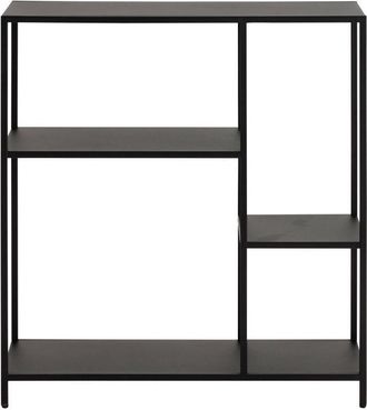 Miliboo Design-Konsole aus schwarzem Metall L80 cm PODIUM