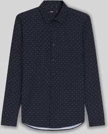 HUGO BOSS Slim-Fit Hemd aus Stretch-Jersey Modell Style P-HANK-S-KENT-C1-222