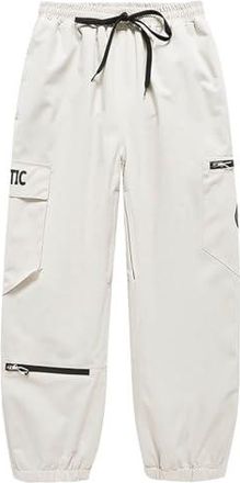 Generic Jean Femme Taille Basse Coupe Droite Chino L&eacute;ger Marron Fluides Carreau Leger Cropped Style Fente Haut Decontracte Ouverture Morphologie Am&eacute;ricaine M&eacute;