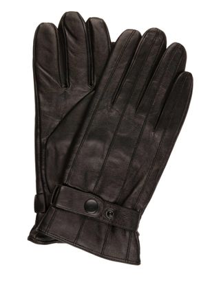 Strokesman's Strokesmans Lederhandschuhe schwarz