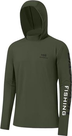Bassdash Hommes Chemise &agrave; Capuche Protection Solaire Sweats &agrave; Capuche UPF50 + UV Pull &agrave; Capuche &agrave; Manches Longues pour la p&ecirc;che en Plein air, Natation
