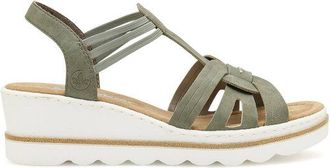Rieker Sandalen 67459-52 Gr&uuml;n