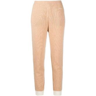 Marni Kaschmir Rippstrickhose - - Trousers - Damen - Beige - S