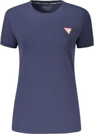 Guess Femme, Tops, Bleu, Taille: 38 FR T-Chemises