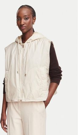 Max Mara Bodywarmer Accenni 2625296011 Creme Regular Fit