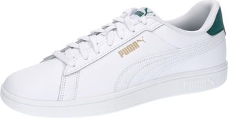 Puma Puma Smash 3.0 L Unisex Sneaker, Puma White Malachite Puma Gold, 38 EU