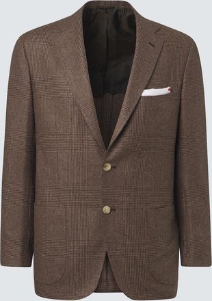 Kiton Blazer aus Schurwolle, Prince of Wales-Karomuster