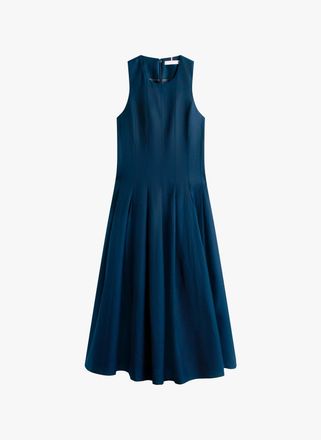 Tommy Hilfiger Robe midi en lin m&eacute;lang&eacute; &agrave; boutons