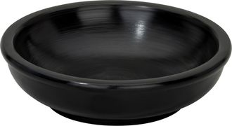 MaMeMi RÄUCHERSCHALE AUS SPECKSTEIN SCHWARZ Ø 10 cm Höhe 3 cm - Rund & feuerfest - HANDBEMALTES RÄUCHERGEFÄSS für Räucherkohle, Weihrauch & Harze - Räuchersc