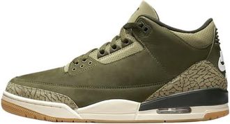 Nike Jordan Air 3 Retro &laquo; Medium Olive &raquo; (vert olive), Olive moyenne/s&eacute;quoia, 9.5