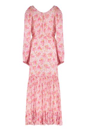 byTiMo Womens Floral Viscose Dress Pink