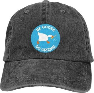 Generic Casquette de baseball Pure Color Dad Chapeaux Be Goose Do Crime Classique pour femme Chapeau pare-soleil Casquettes de baseball sans titre Goose Game 