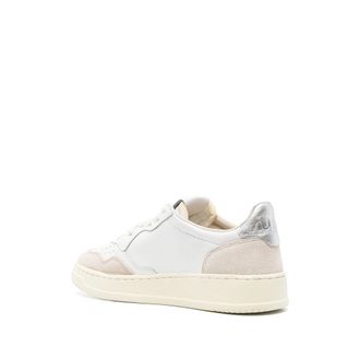 Autry Womens Sneakers Medalist White-Beige Leather White-Neutrals Trainers White/neutrals