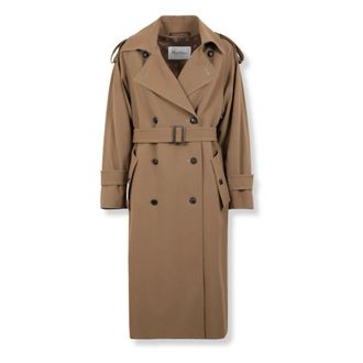 Max Mara Femme, Manteaux, Brun, Taille: 38 FR Mxmcerto Trench Coat