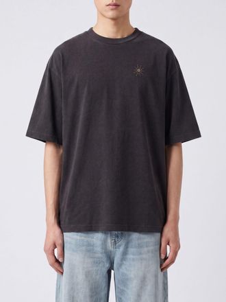 HTC Oversized T-Shirt aus Baumwolle mit besticktem Logo und Strass