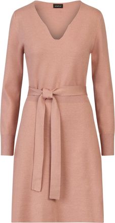 Apart Fashion APART Strickkleid mit V-Ausschnitt, Mauve, 36