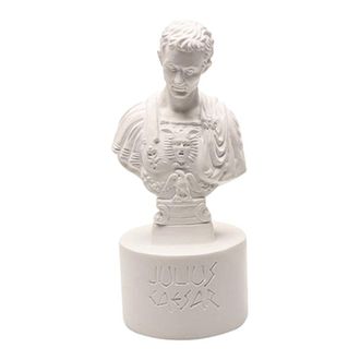 Perfeclan Caesar Stifthalter Statue Organizer Bleistiftbox Stifthalter Stiftbecher Stift Cup für Home Office Room Desktop Decor Supplies Geschenk(Weiß)