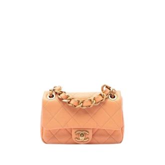 Chanel Pre-owned Mini Flap Bag - - Pre-owned - Damen - Orange - ONE SIZE