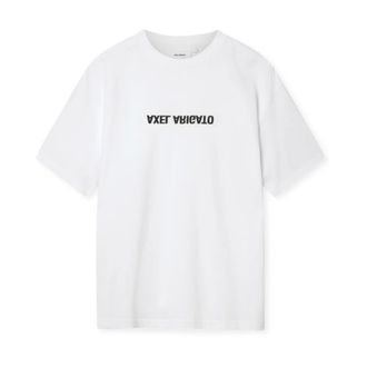 Axel Arigato Verzerren T-Shirt - - Tops - Herren - Wei&szlig; - L