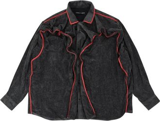 Y / Project Homme, Chemises, Noir, Taille: L Pop Up Shirt