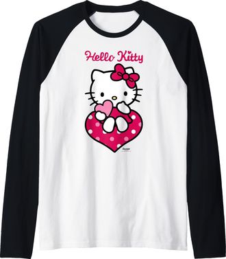 Hello Kitty Love Hearts Sweet Friendship Classic zum Valentinstag Raglan