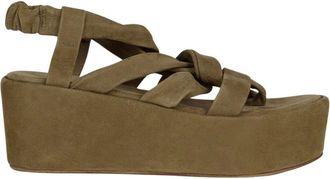 Cortana Femme, Chaussures, Vert, Taille: 40 EU Sandales &agrave; plateforme