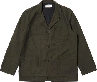 Universal Works Homme, Vestes, Vert, Taille: M Lucca Suit 3 Button Jacket
