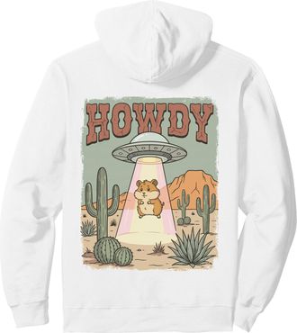 Image UFO Howdy Desert Hamster Pullover Hoodie