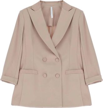 Imperial Femme, Vestes, Rose, Taille: 42 FR Giacca Doppio Petto