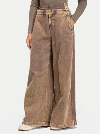adidas Stoffhose Corduroy Sst KD8782 Braun Wide Leg