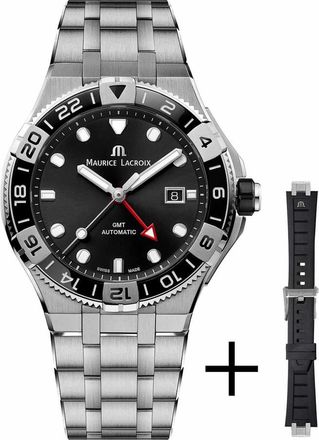 Maurice Lacroix Aikon Strap-Promotion GMT Herrenuhr AI6158-SS00F-330-A