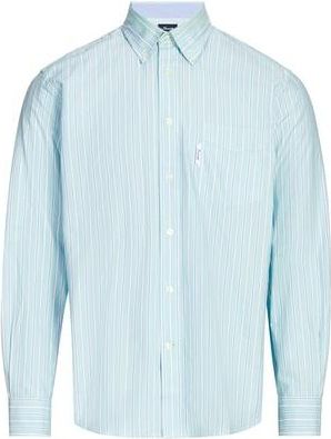 Fa&ccedil;onnable Chemise &agrave; rayures en coton