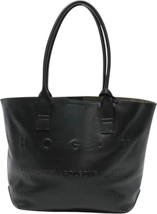 Hogan Femme, Sacs, Noir, Taille: ONE Size Petit sac cabas en cuir