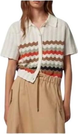 Paul Smith Femme, Tops, Beige, Taille: 36 FR W2R 821N V31450 02 Gilet Crochet