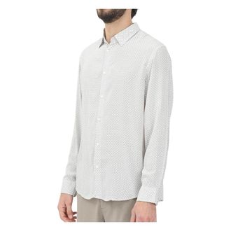 A|X Armani Exchange Homme, Chemises, Blanc, Taille: S Casual Shirt