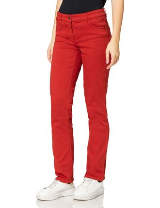 Gerry Weber Edition Damen T-Shirt 1/1 Arm Freizeithose, Pumpkin, 34