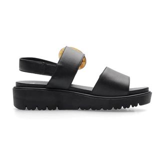 Ara Schwarze Flache Sandalen f&uuml;r Frauen - - Shoes - Damen - Schwarzk - 40 EU