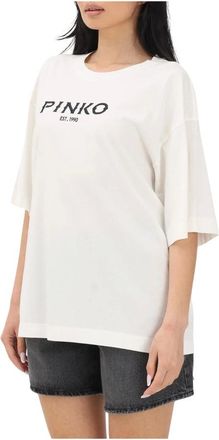 Pinko Pinko, Femme, Tops, Blanc, Taille: 38 FR T-shirt