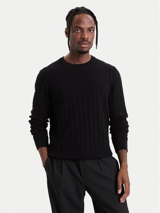 HUGO BOSS Pullover Simond 50570261 Schwarz Regular Fit