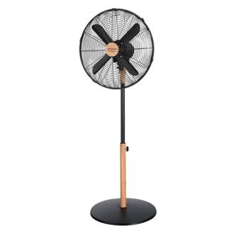 Cecotec Standventilator EnergySilence 600 Woodstyle, 50 W, Holzoptik, 40 cm Durchmesser mit 4 Klingen, 3 Geschwindigkeiten, Oszillation, H&ouml;henverstellbar, Max
