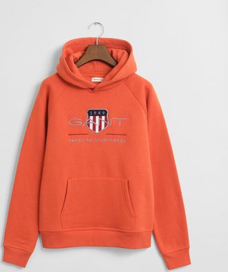 GANT Teenager Archive Shield Hoodie (158/164) DEEP ORANGE