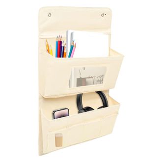 Generic Wandtasche - 2 St&uuml;ck H&auml;ngeorganizer Wand H&auml;ngend Wasserfeste, H&auml;ngeregal H&auml;ngende Aufbewahrung Organisatoren, Leinenstoff Korb Mit Taschen | Aufbewahr