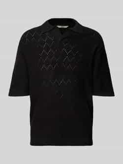 Redefined Rebel Regular Fit Poloshirt mit V-Ausschnitt Modell Aron