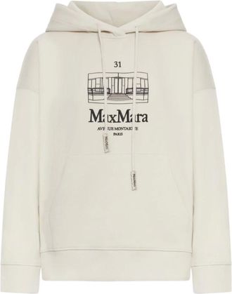 Max Mara Femme, Sweatshirts et sweats &agrave; capuche, Beige, Taille: 38 FR Andrea Sweat &agrave; capuche