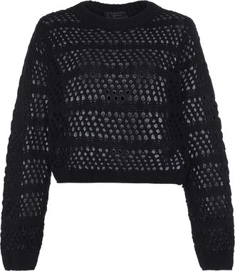 Faina Pullover Damen schwarz
