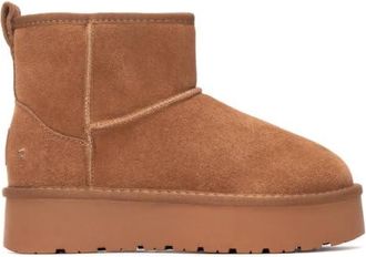 Carmela Bottines Femme Camel - Chaussures confortables et polyvalentes - Mode décontractée - Modèle 16263201 (Taille40)