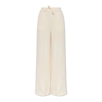 Valentino Garavani Seidenhose mit Beinsteppung - - Trousers - Damen - Beige - XS