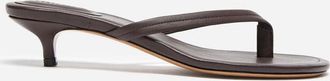Arket Flip-Flop Mit Kitten Heel -Braun