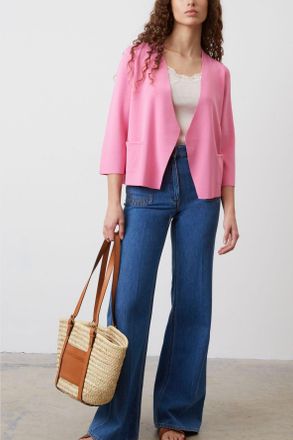 Gerard Darel Gilet veste fluide - LEHA - Rose