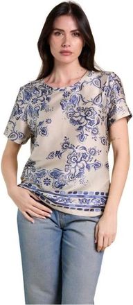 Liu Jo Femme, Blouses et Chemises, Multicolore, Taille: 38 FR Blouses & Chemises